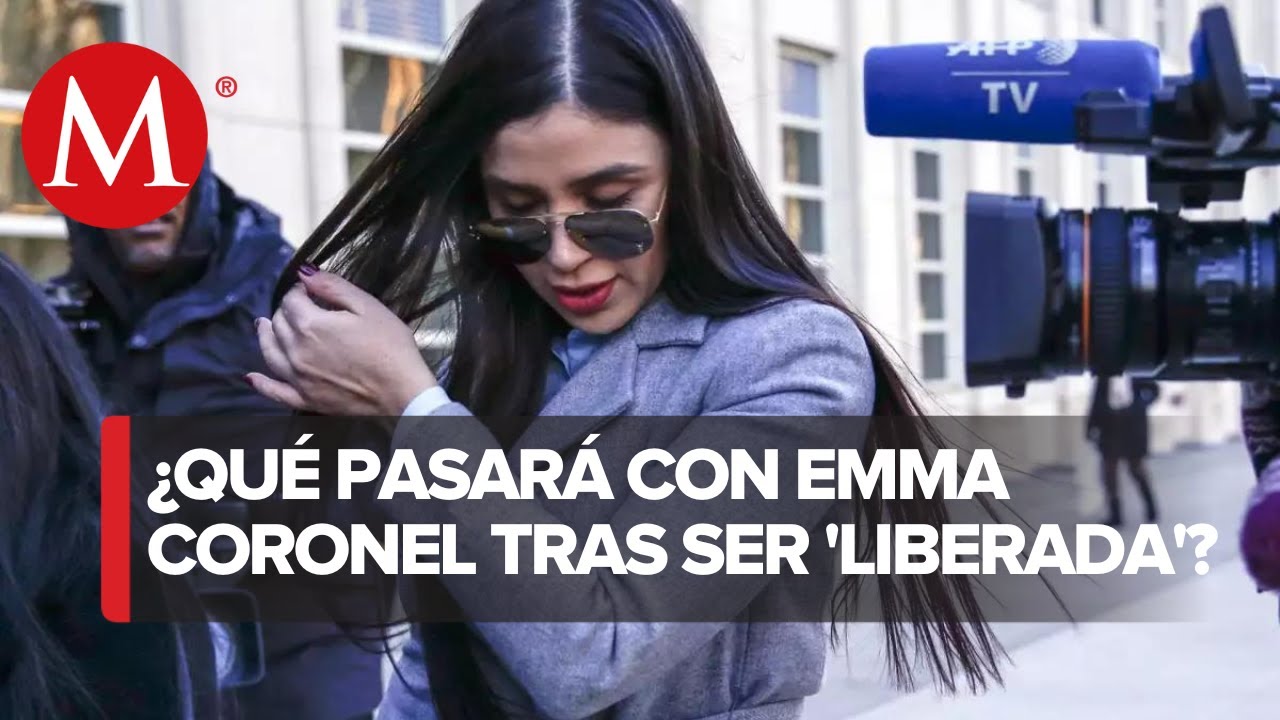 Emma Coronel salió de la prisión de Texas - YouTube