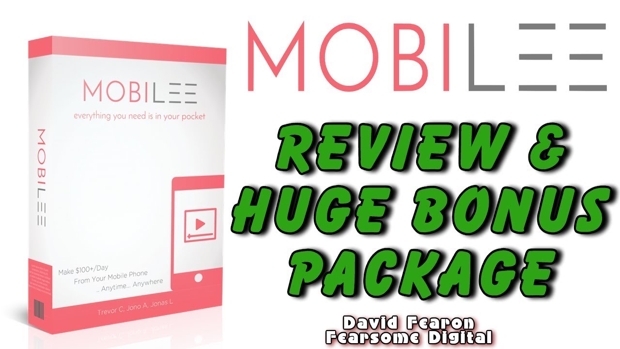 Mobilee Review and Bonus Package - YouTube