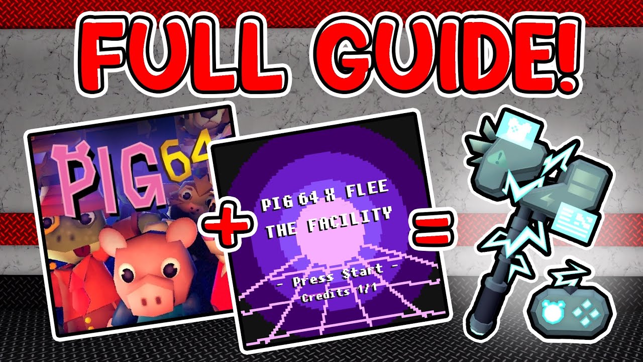 How To Get The NEW PIG 64 QUEST SET.. FLEE THE FACILITY - YouTube