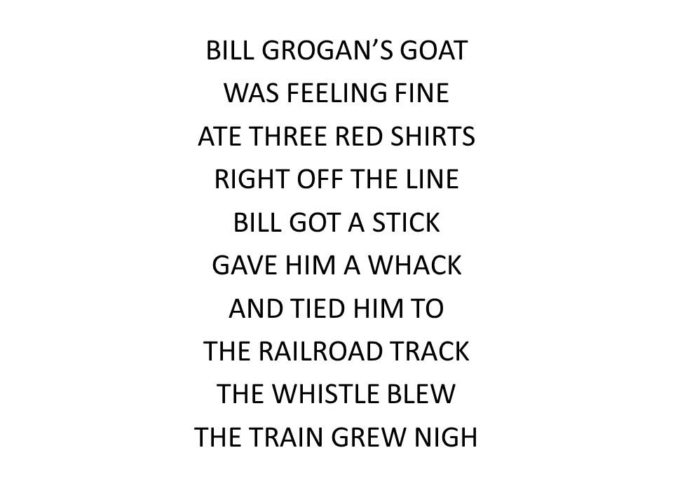 Bill Grogan's Goat - YouTube
