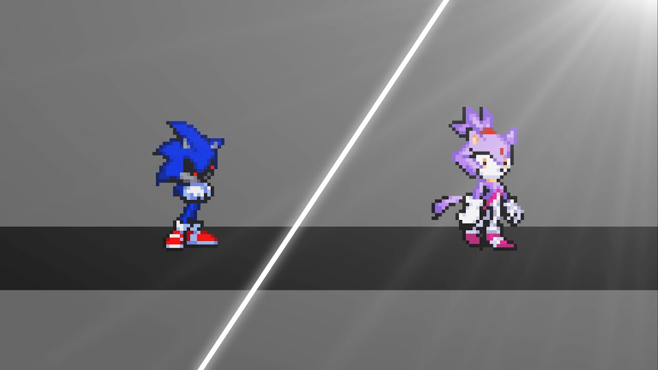 Decoy Sonic VS Blaze | MUGEN - YouTube