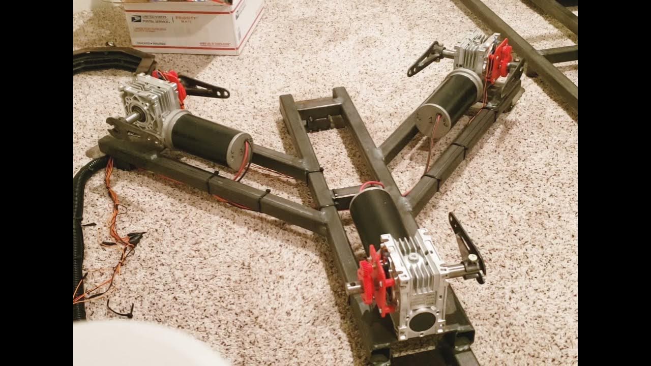 Progress on DIY motion simulator. It's working! - YouTube