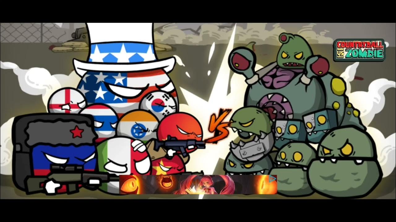 Episod 1country ball vs zombie(countryball zombie attack) - YouTube