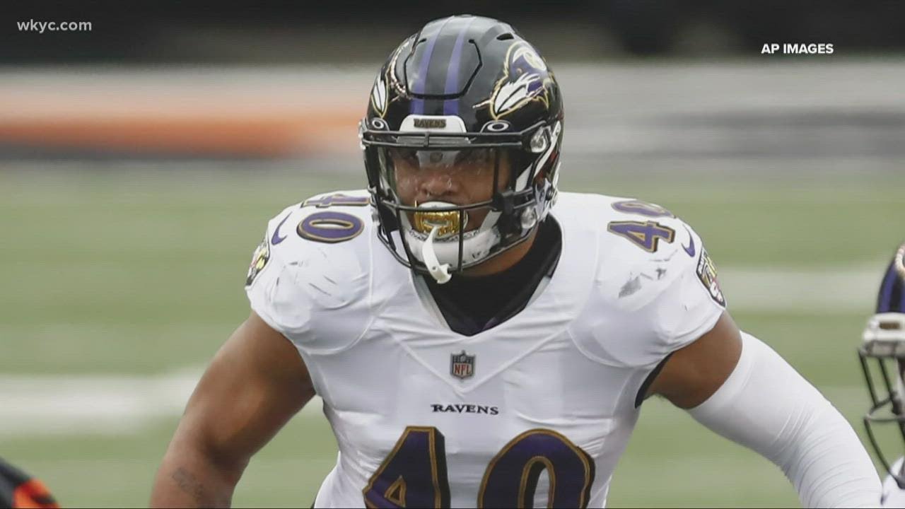 Baltimore Ravens linebacker Malik Harrison shot in Cleveland - YouTube