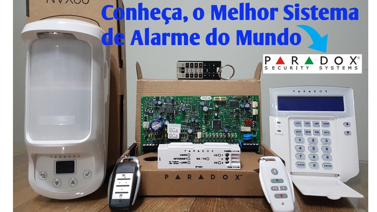 O Melhor Sistema de Alarme do Mundo - Paradox - YouTube