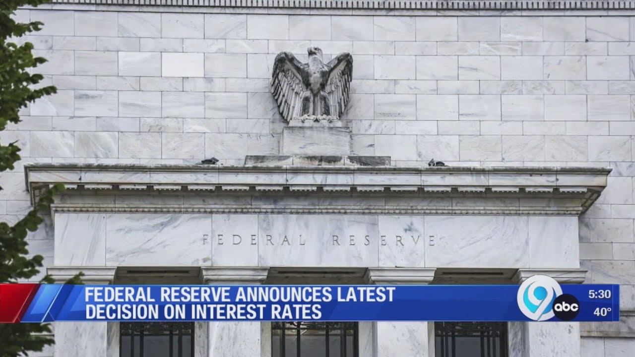 Federal Reserve announces latest decision on interest rates - YouTube