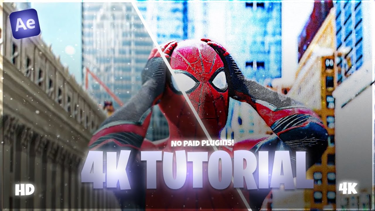 4K CC WITHOUT PAID PLUGINS | After Effects Tutorial - YouTube