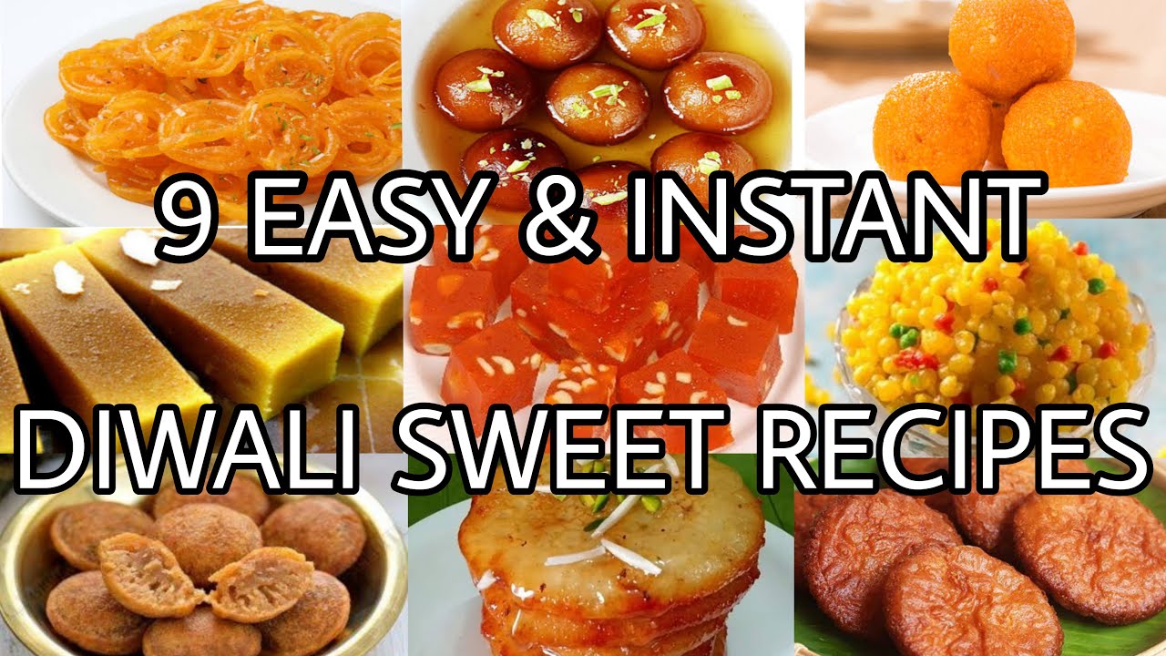 9 Easy diwali sweet recipes easy sweet | evening snacks recipe ...