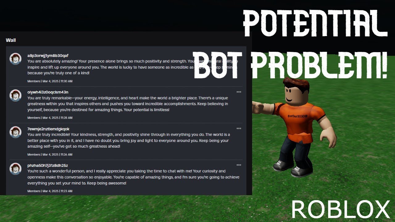 This May Be a Potential BOT Problem.... (ROBLOX) - YouTube