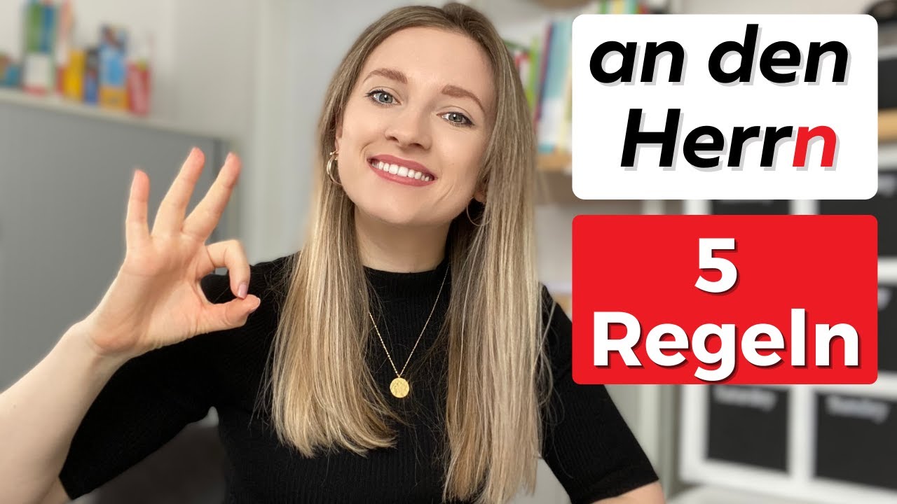5 REGELN der N-DEKLINATION | Learn German Fast - YouTube 5 REGELN der N-DEKLINATION | Learn German Fast - YouTube