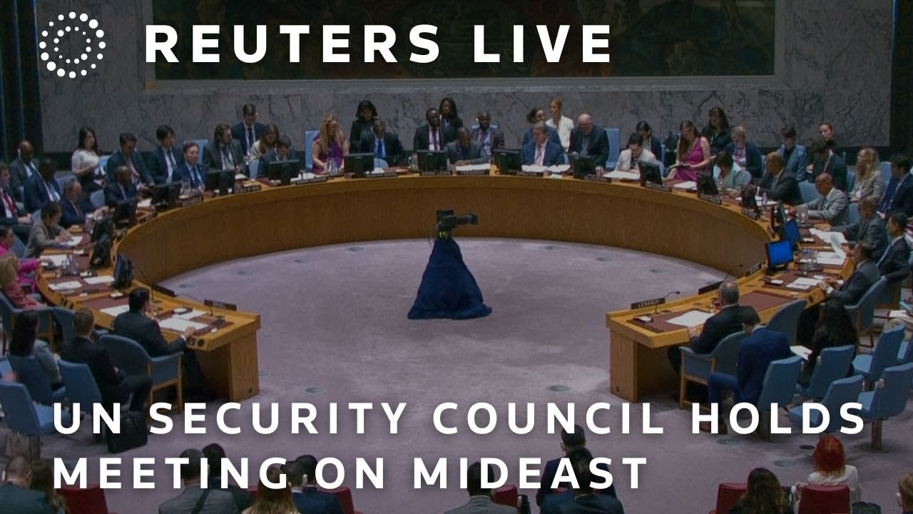 LIVE: UN Security Council holds a meeting on Mideast - YouTube