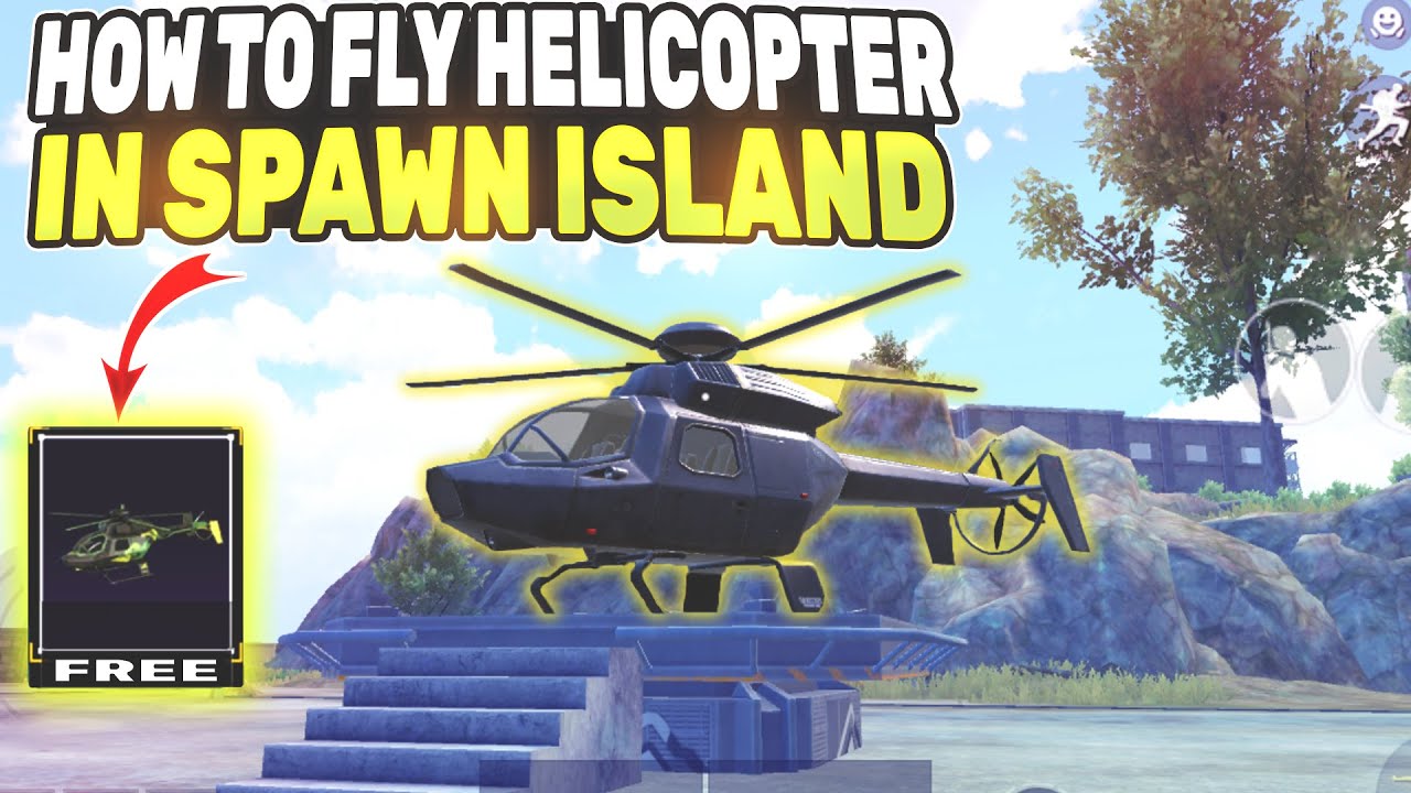 TRICK TO FLY HELICOPTER IN PUBG MOBILE | FLY Wingman on Spawn Island ...