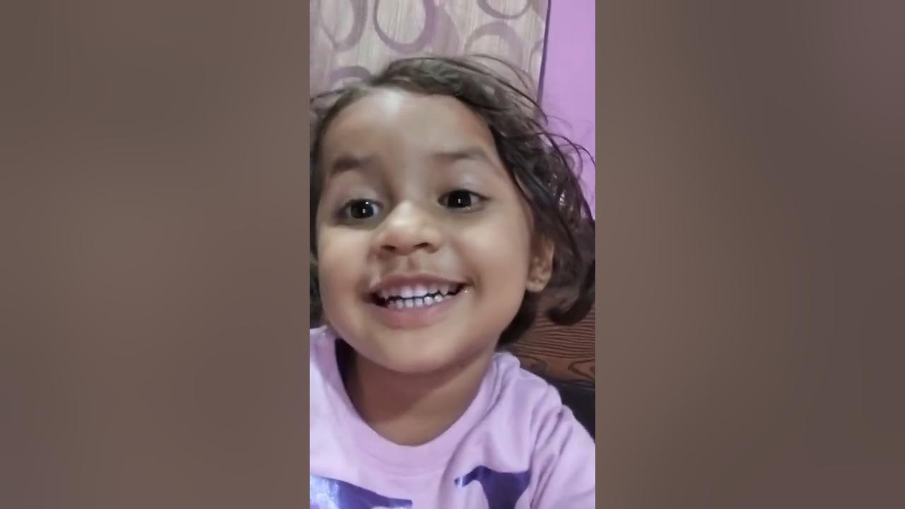 Nishka Arora telling story of Rabbit and Tortoise... #cutebaby #nishka - YouTube