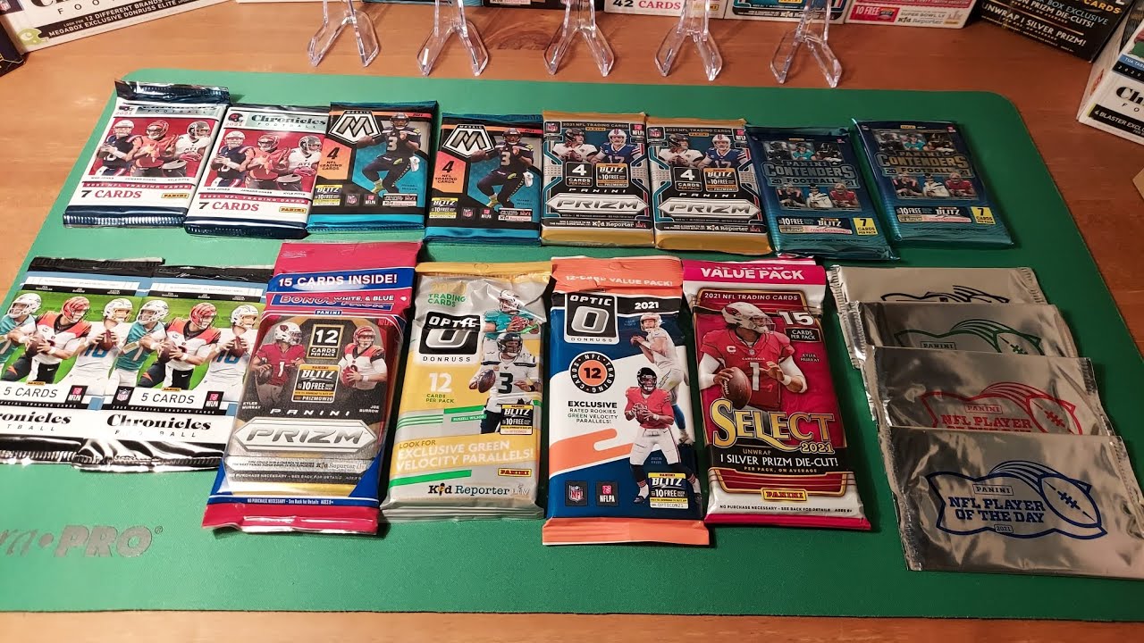 Random Football Card Pack Opening (First Video) - 🔥Mac Jones🔥 - YouTube