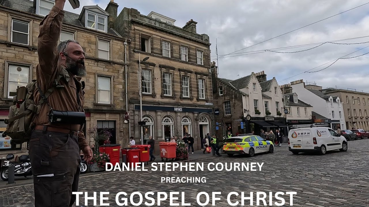 Gospel preaching in St Andrews by Daniel Stephen Courney. - YouTube