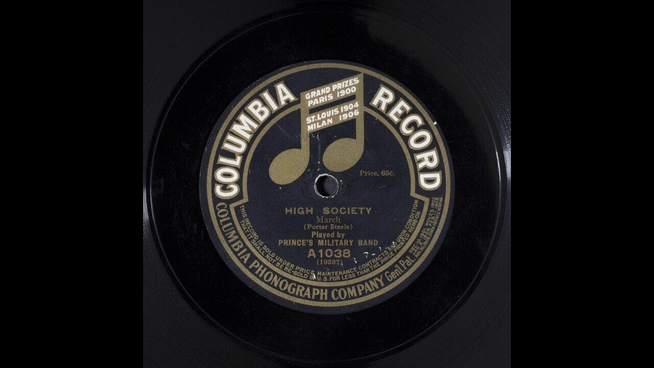 High society #1911 #vinyl shellac records - YouTube