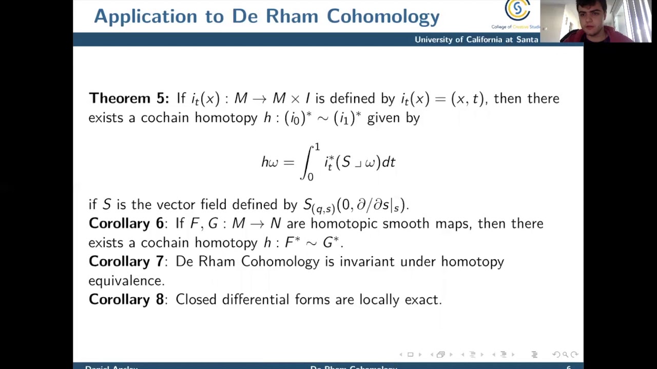A Brief Overview of De Rham Cohomology - YouTube