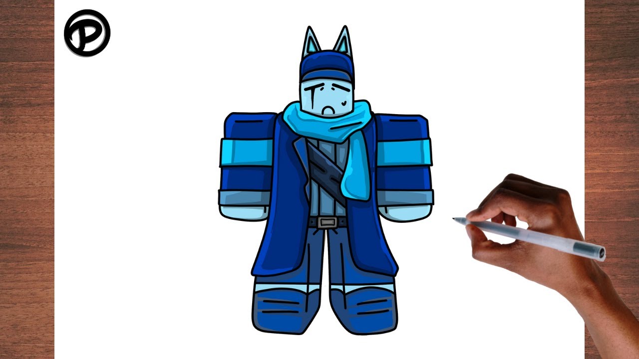 How To Draw Friend Elliot From Forsaken - YouTube