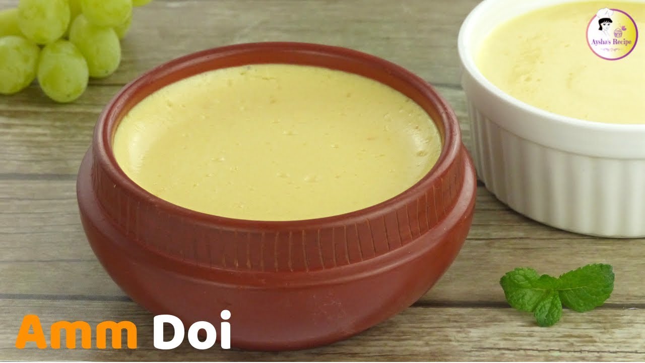 আম দই বানানোর সহজ ও পারফেক্ট রেসিপি | Aam Doi/ Mango Yogurt/Dahi Recipe ...
