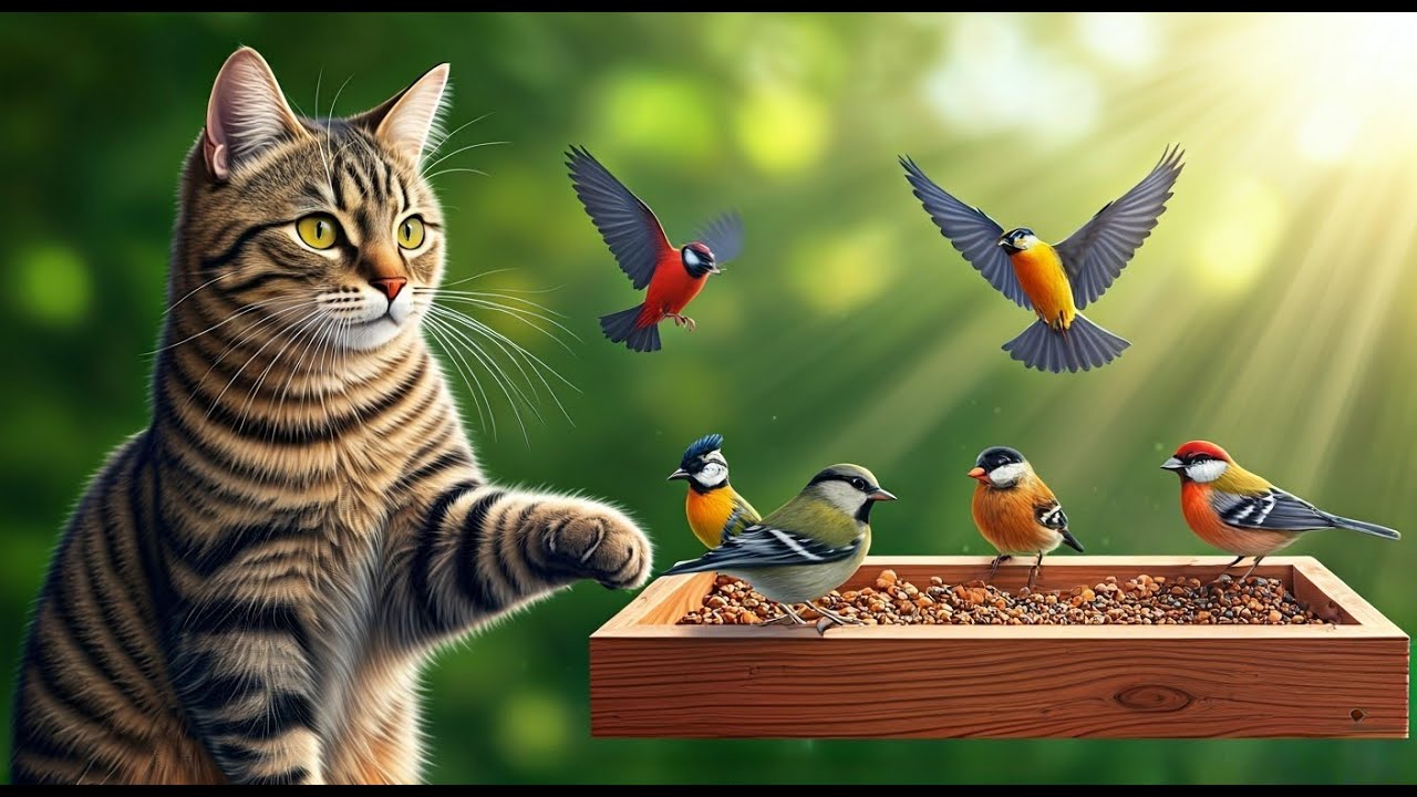 24/7 Cat TV for Cats to Watch 😺Dog TV for Dogs to Watch 😺 Birds for ...