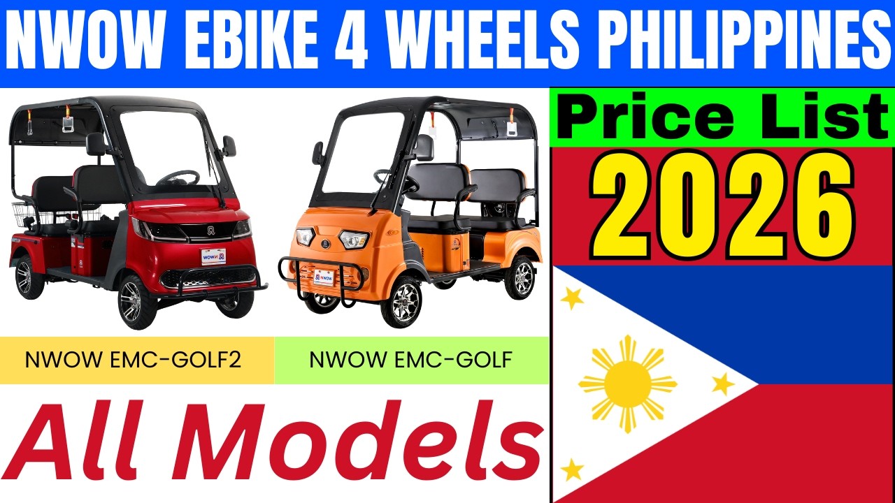 Nwow Ebike 4 Wheels Price Philippines 2026 | NWOW EMC-GOLF & NWOW EMC ...