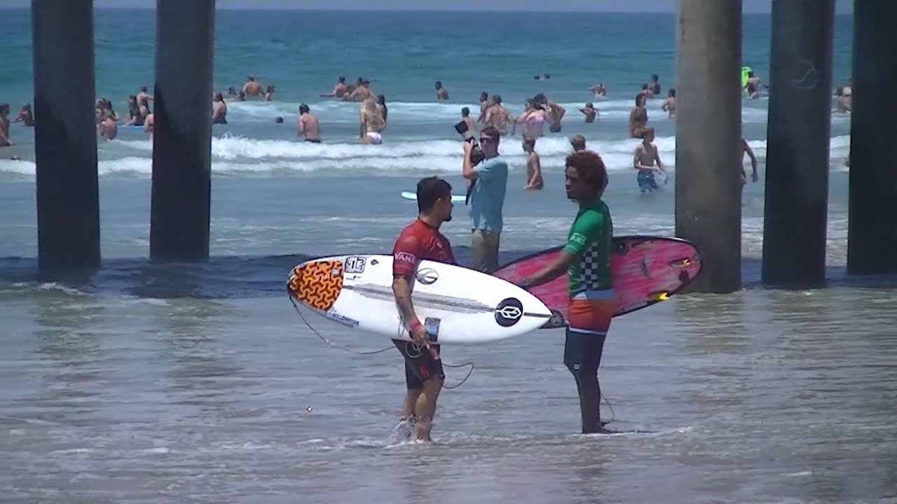 Deivid Silva Surfing at the US Open - 2018 Highlights - YouTube