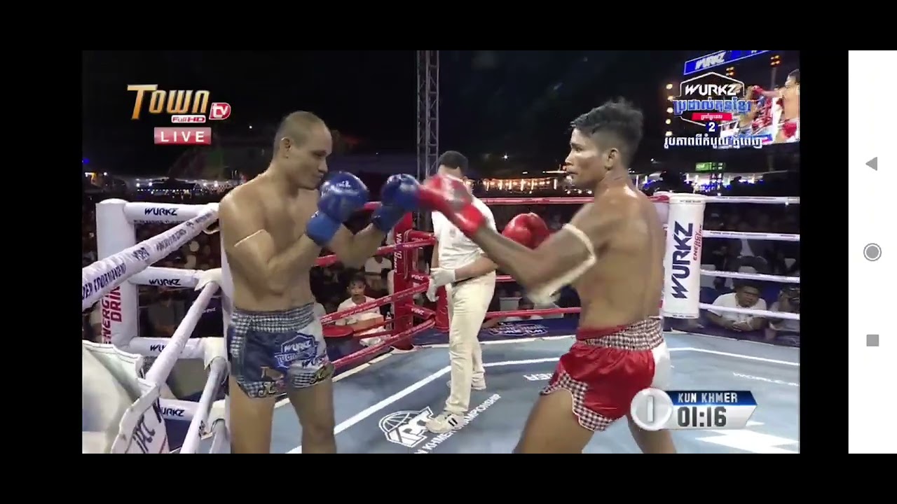 Prom Samnang ( Kun Khmer ) Vs PRAKAISANG ( Muay Thai) 11,03,2023 - YouTube