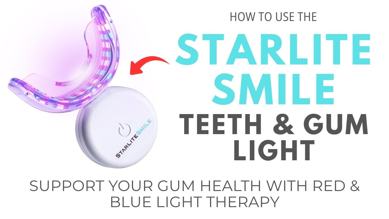 How to Use the Starlite Smile Wireless LED Light | Red & Blue Light ...