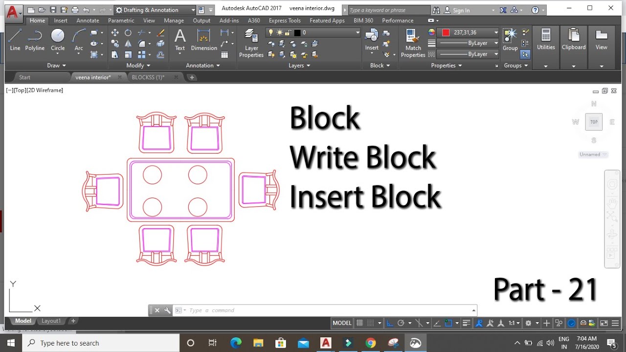 AUTOCAD BLOCK WRITE BLOCK INSERT Command In AutoCAD Veena autocad-block-write-block-insert-command-in-autocad-veena