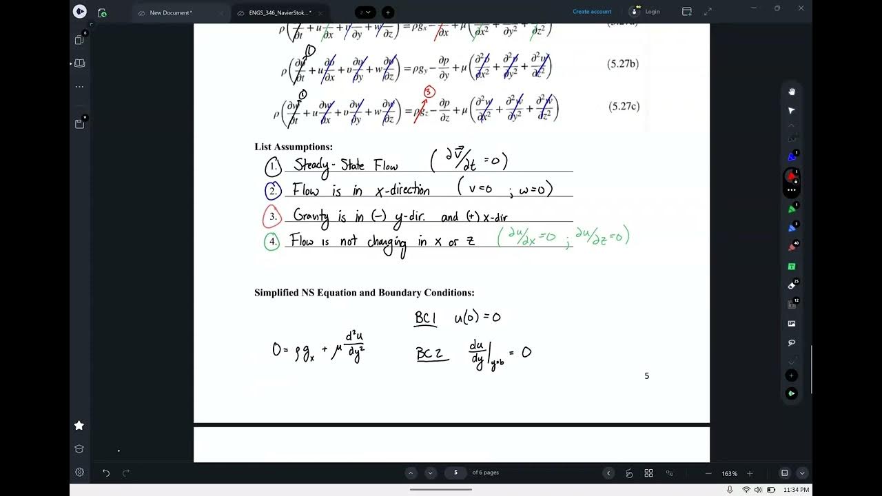 Fluid Mechanics: Navier Stokes Solutions - Part 2 - YouTube