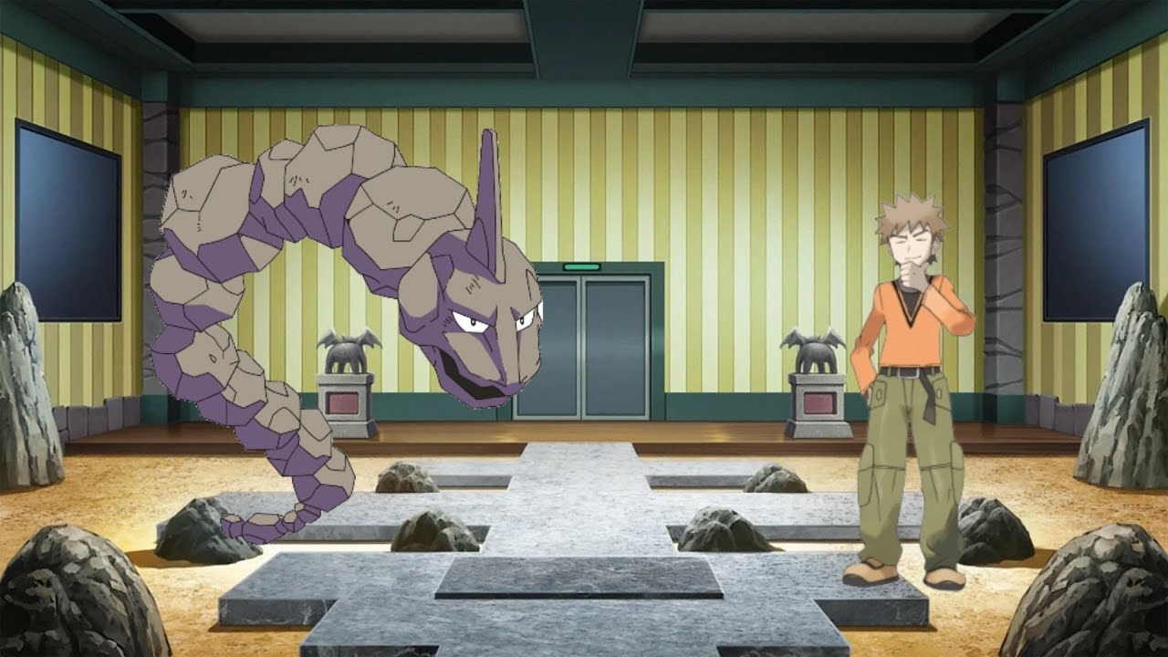 Pokemon Fire Red: Pewter City Gym Leader Brock - YouTube