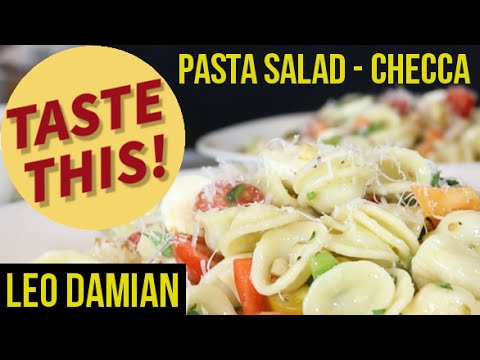 Italian Pasta Salad - Pasta al Checca - YouTube
