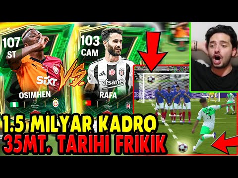 35 METRE FRİKİK GOLÜ TAM 1.5 MİLYAR COINS GALATASARAY Vs BEŞİKTAŞ FC Mobile 25