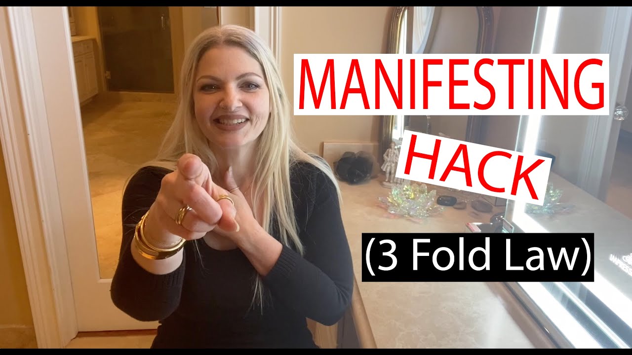 Manifesting Hack 🙌🏻 (The 3 Fold Law) - YouTube
