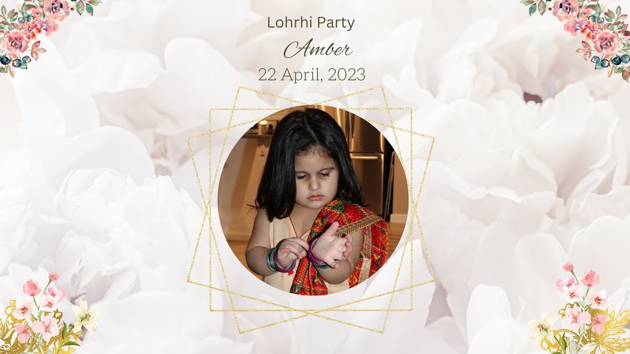 Amber's Lohri Party April 22, 2023 By PSK Arts - YouTube