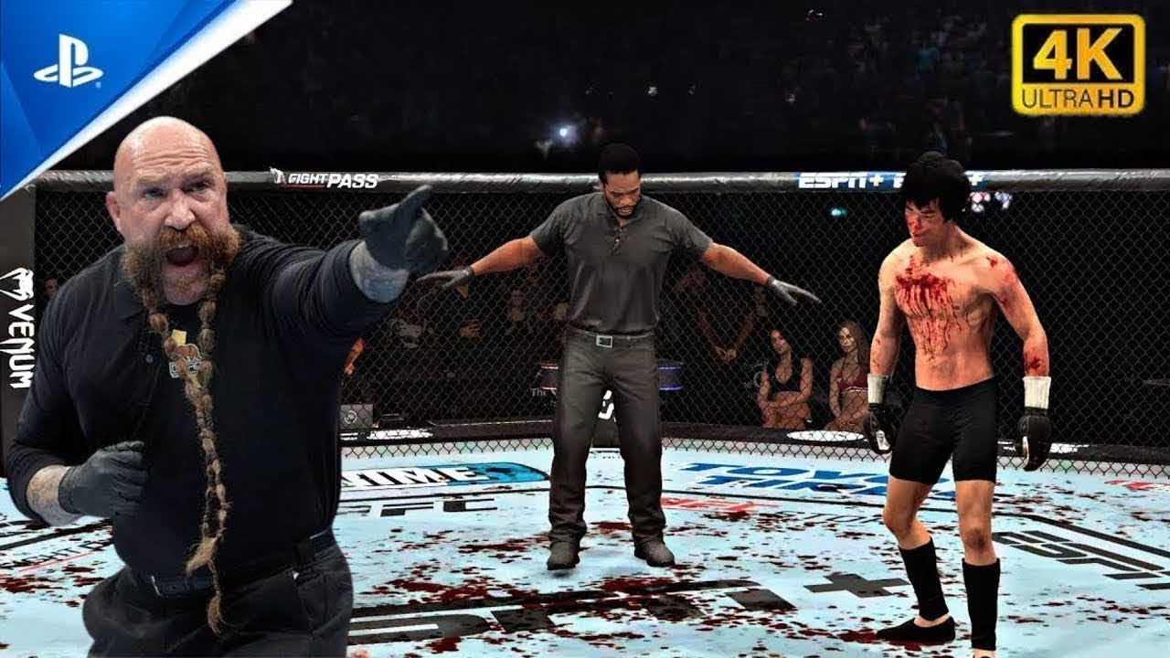 Bruce Lee vs. Mike Beltran - EA Sports UFC 4 - Epic Fight 🔥🐲 - YouTube