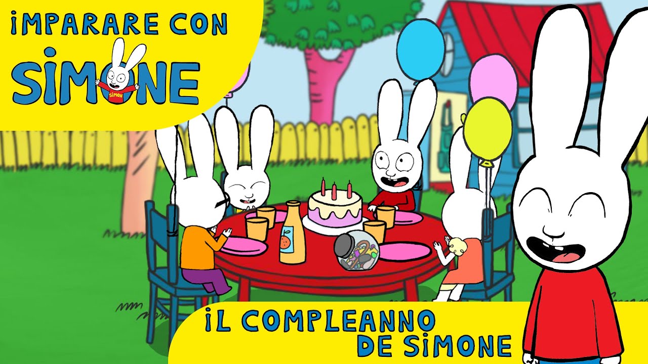 Simone - Buon Compleanno Simone!! HD [Ufficiale] Cartoni Animati - YouTube