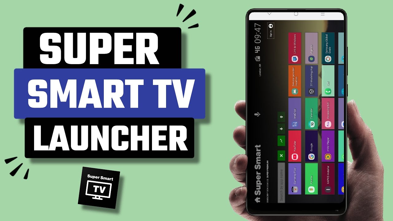 Best Super Smart TV Launcher App for Android - YouTube