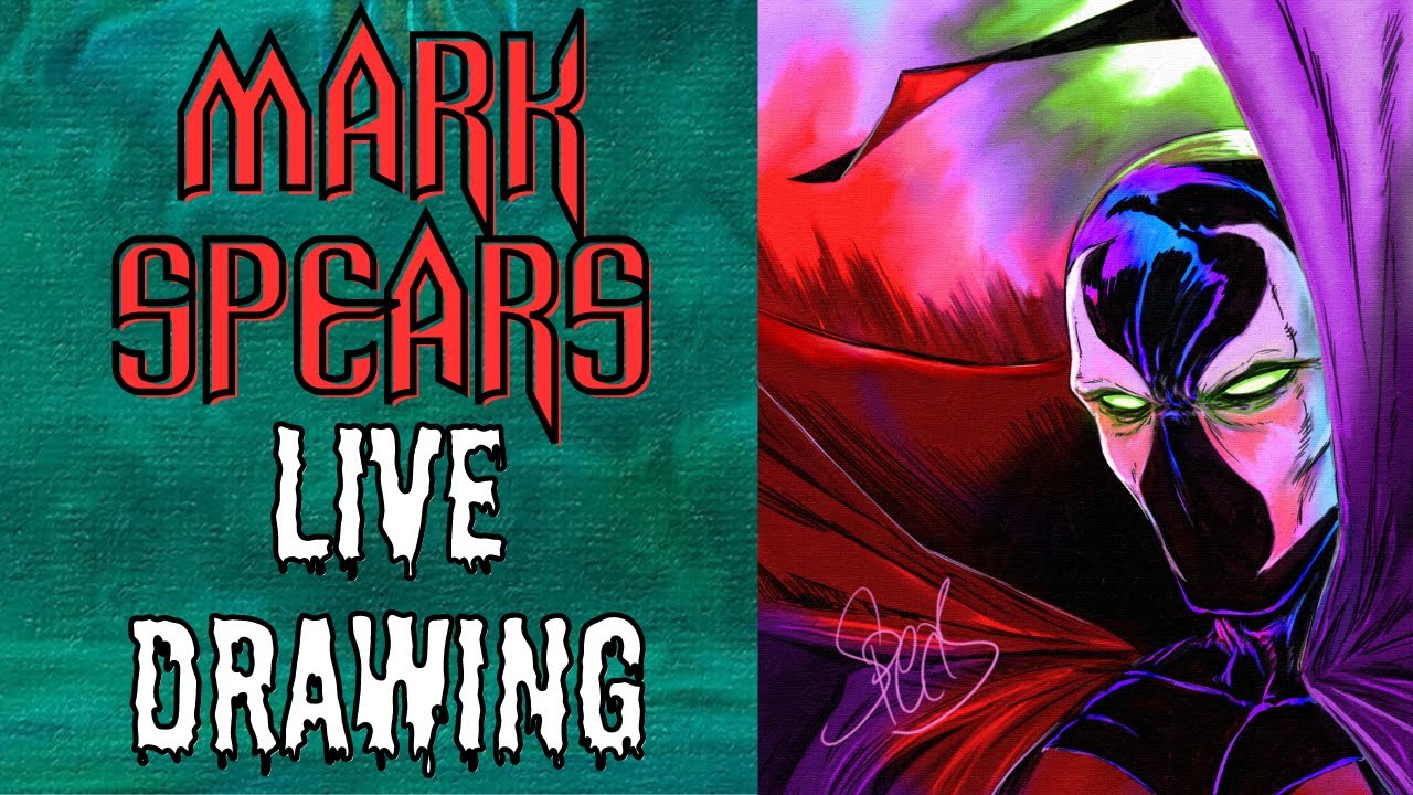 Mark Spears draws Spawn LIVE! | Artist Alley - YouTube