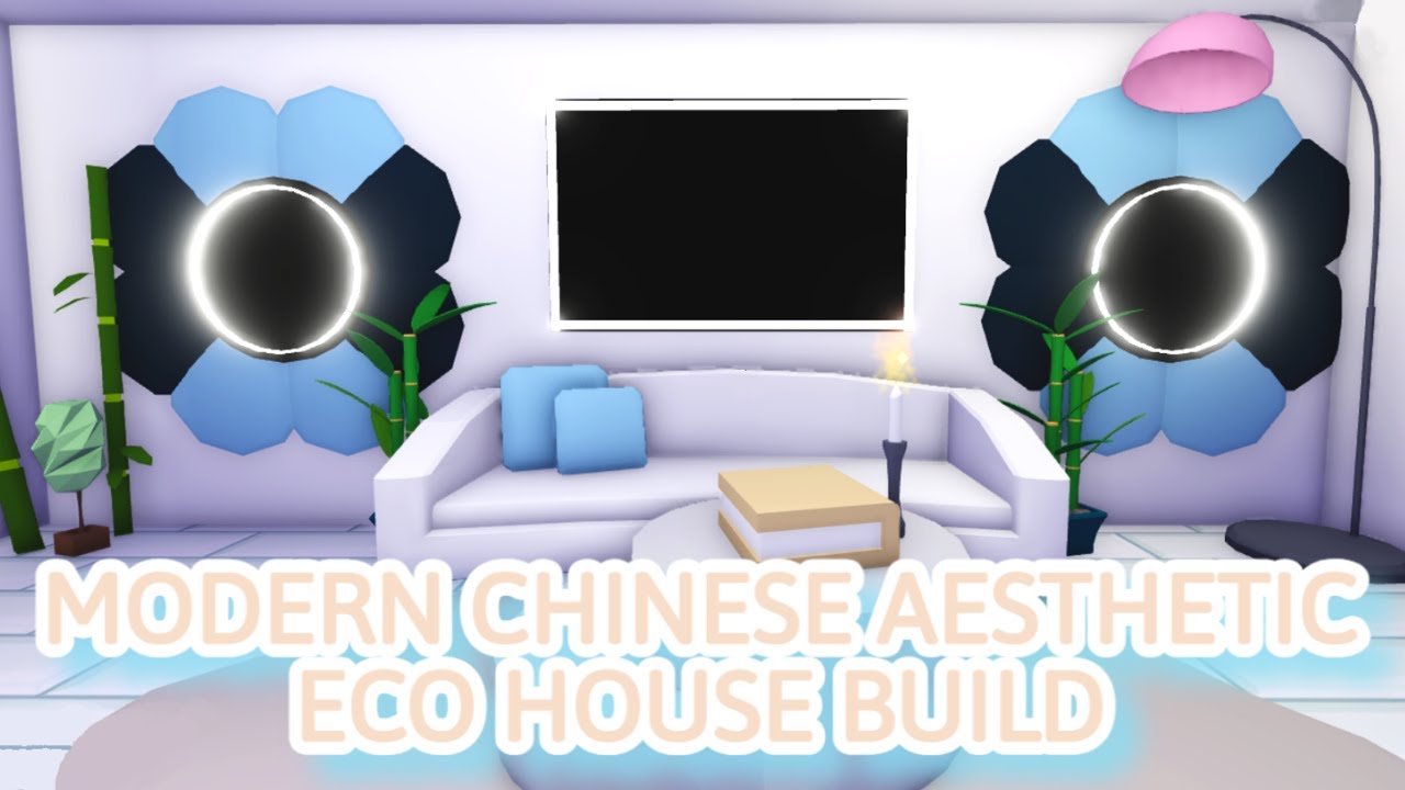 Modern Aesthetic Eco House Build! (Adopt Me) *First floor* - YouTube