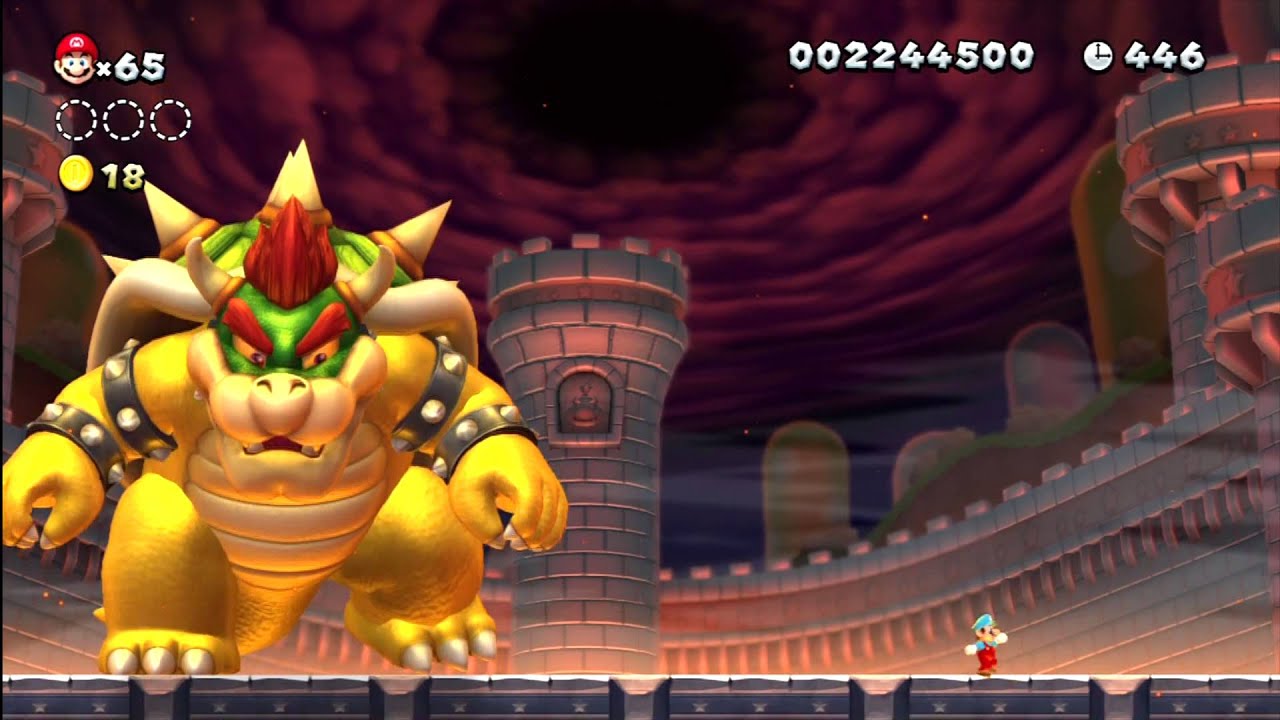 [HD]New Super Mario Bros U (Part 14) Final Battle and Credits - YouTube