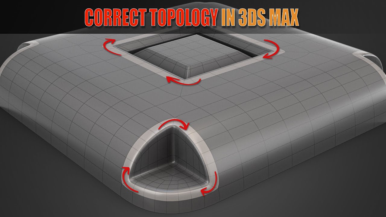 Topology Hard Surface: Correct Edge Flow for Subdivision In Corners In ...