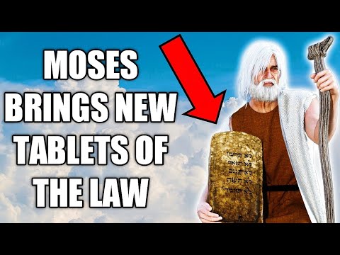 Moses Brings New Tablets of The Law - Bible Story - YouTube