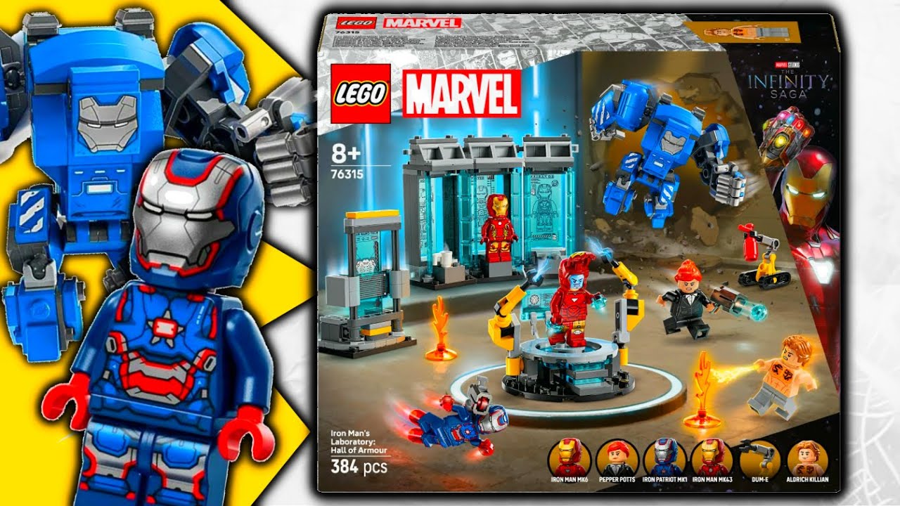 Lego Marvel 2025 iron man hall of armour revealed | Toy Network