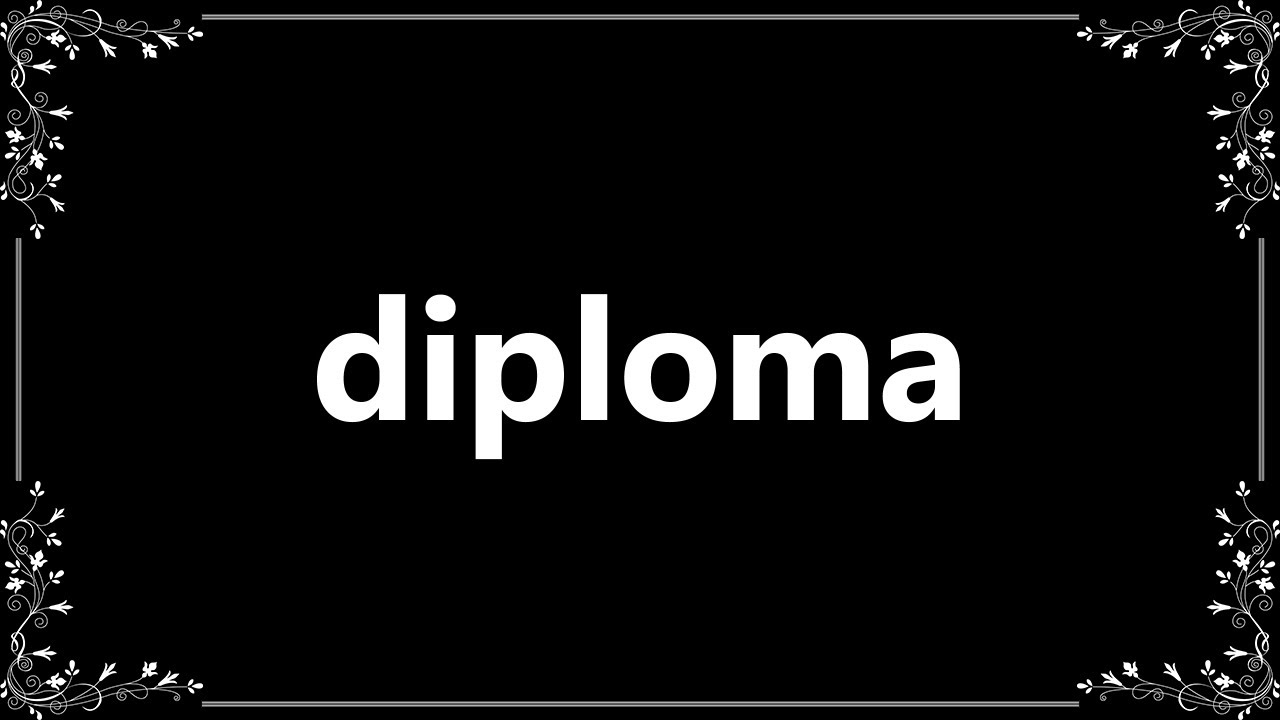 Diploma Definition And How To Pronounce YouTube diploma-definition-and-how-to-pronounce-youtube