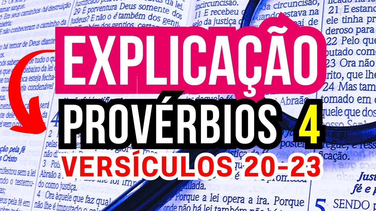 SAÚDE E VIDA NA PALAVRA DE DEUS PROVÉRBIOS 4:20-23 Mensagem que Edifica - YouTube