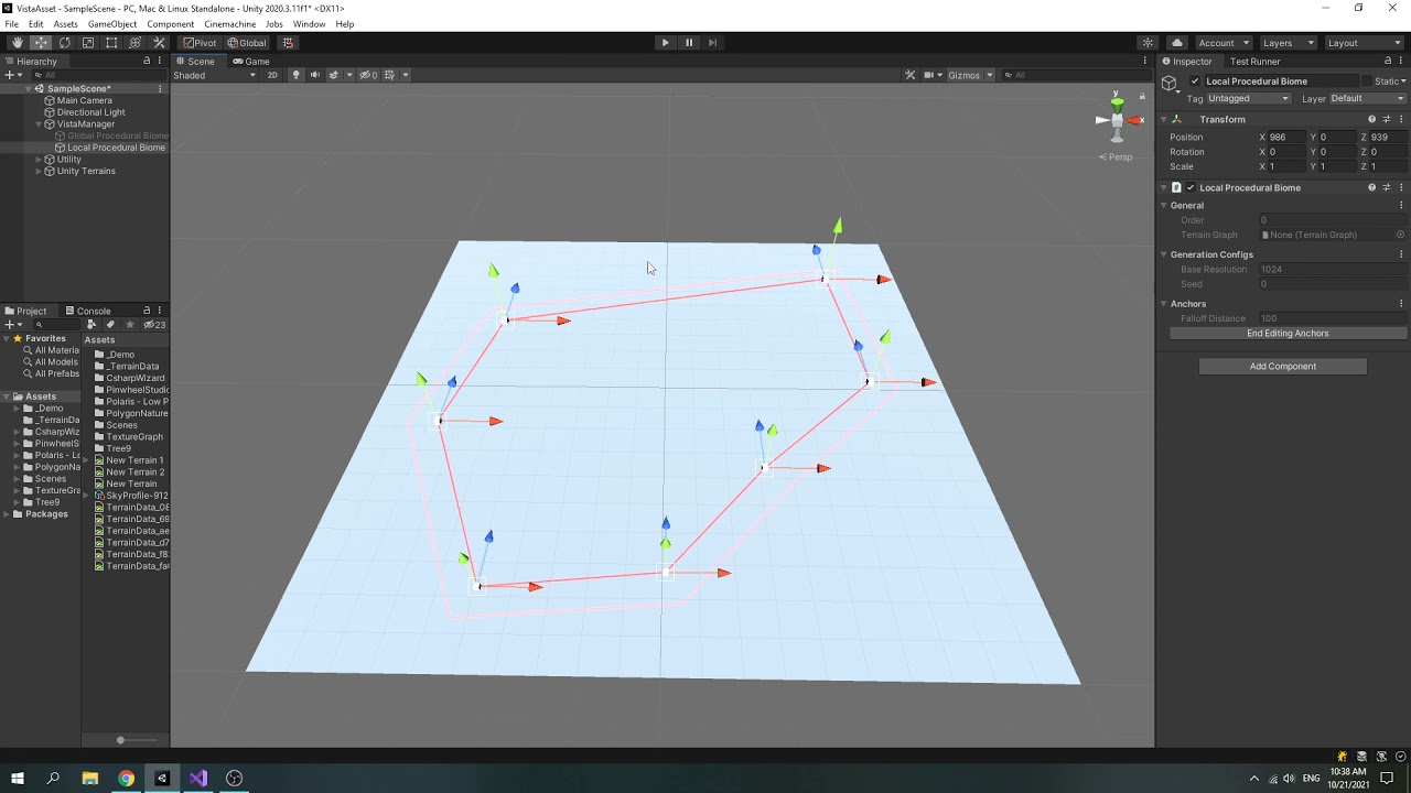 Vista - Editing Local Biome - GPU Terrain Generator for Unity - YouTube
