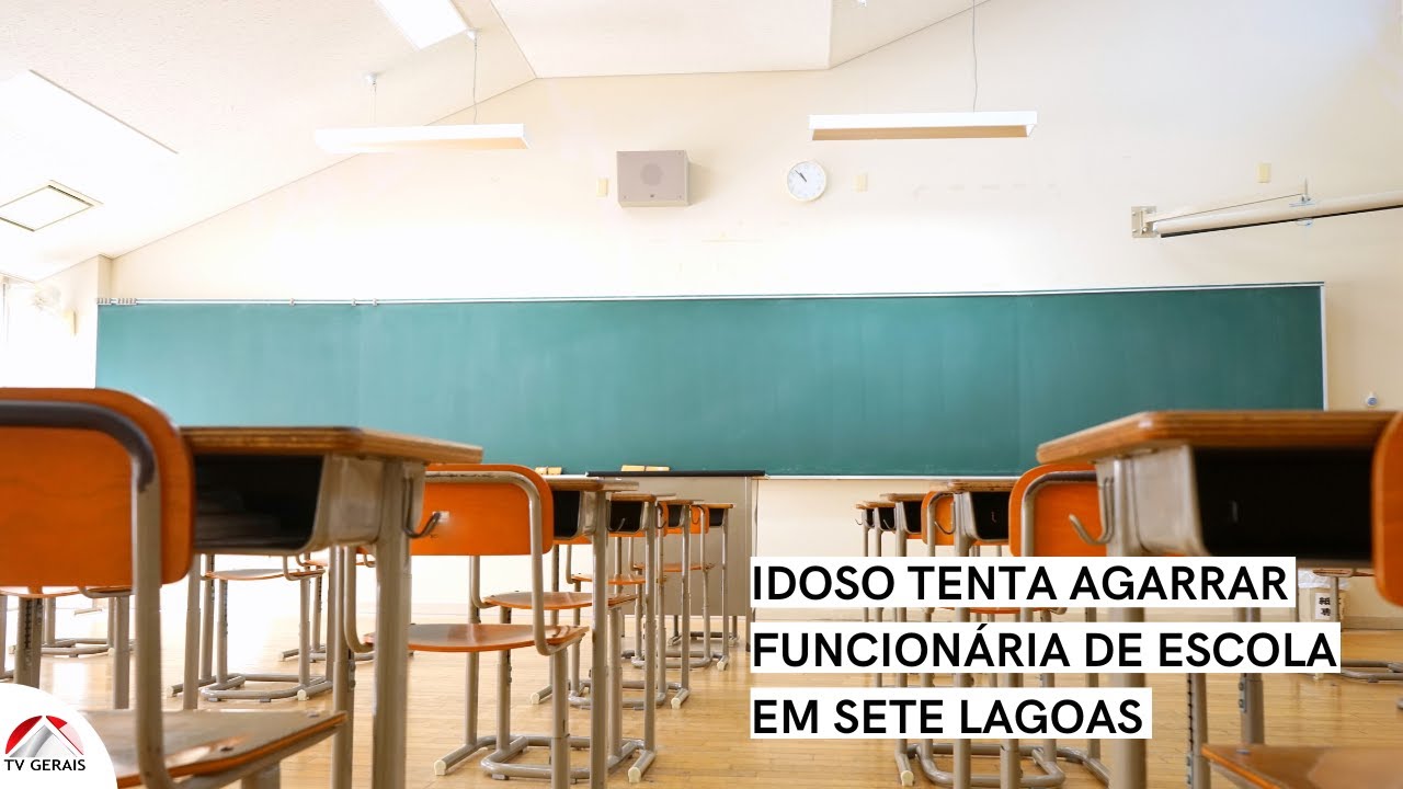IDOSO TENTA AGARRAR FUNCIONÁRIA DE ESCOLA EM SETE LAGOAS - YouTube