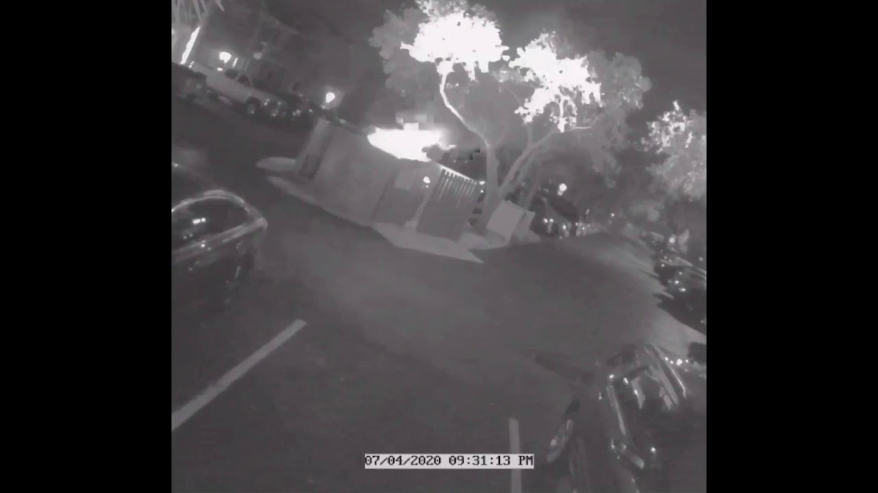 Dumpster On Fire Due To Discarded Fireworks - YouTube