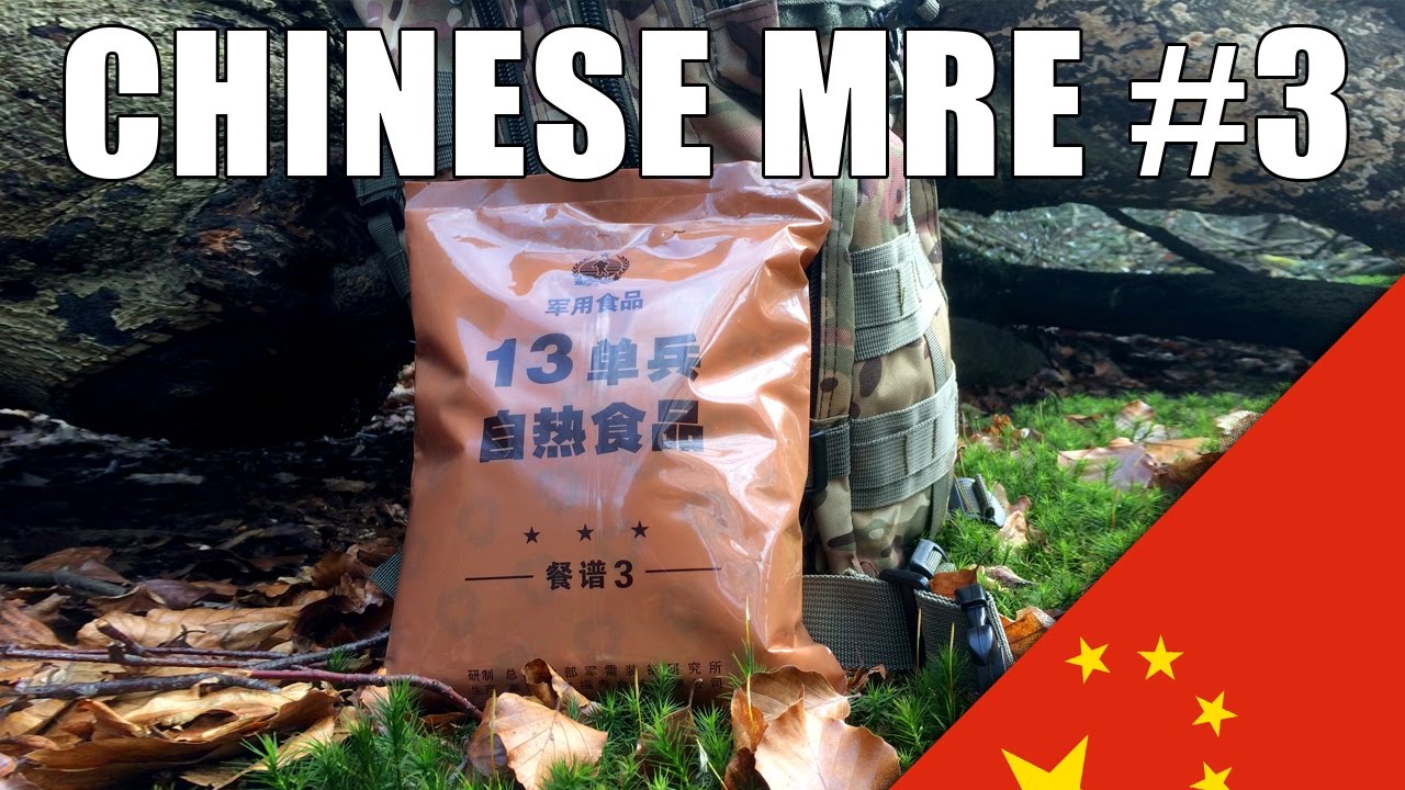 MRE Review: Chinese PLA Type 13 Menu 3 Chicken Curry Ration - YouTube
